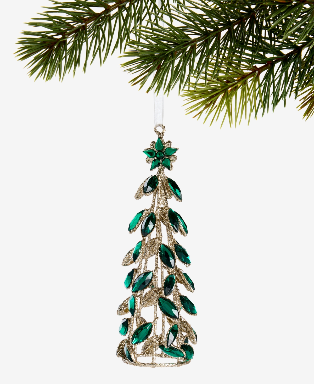 Click here for Holiday Lane Gilded Glamour Iron Gem Christmas Tre... prices