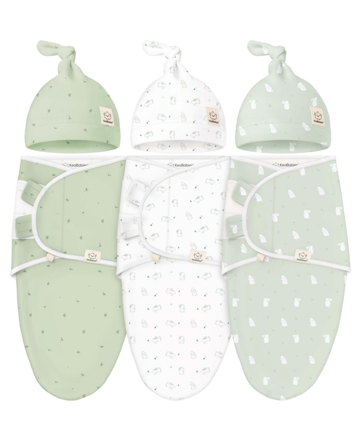 Click here for 3pk Organic Swaddle Sleep Sacks with Knot Hats  Ne... prices