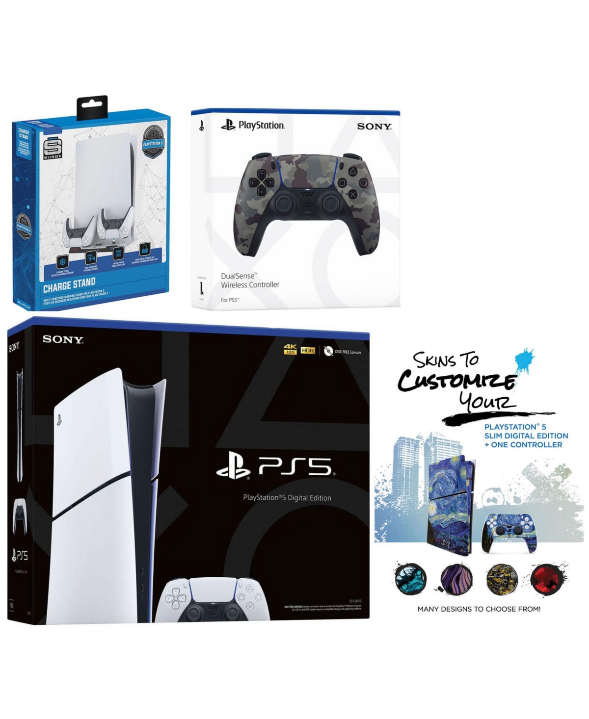 Click here for Sony Playstation 5 Slim Digital with Extra Volcani... prices