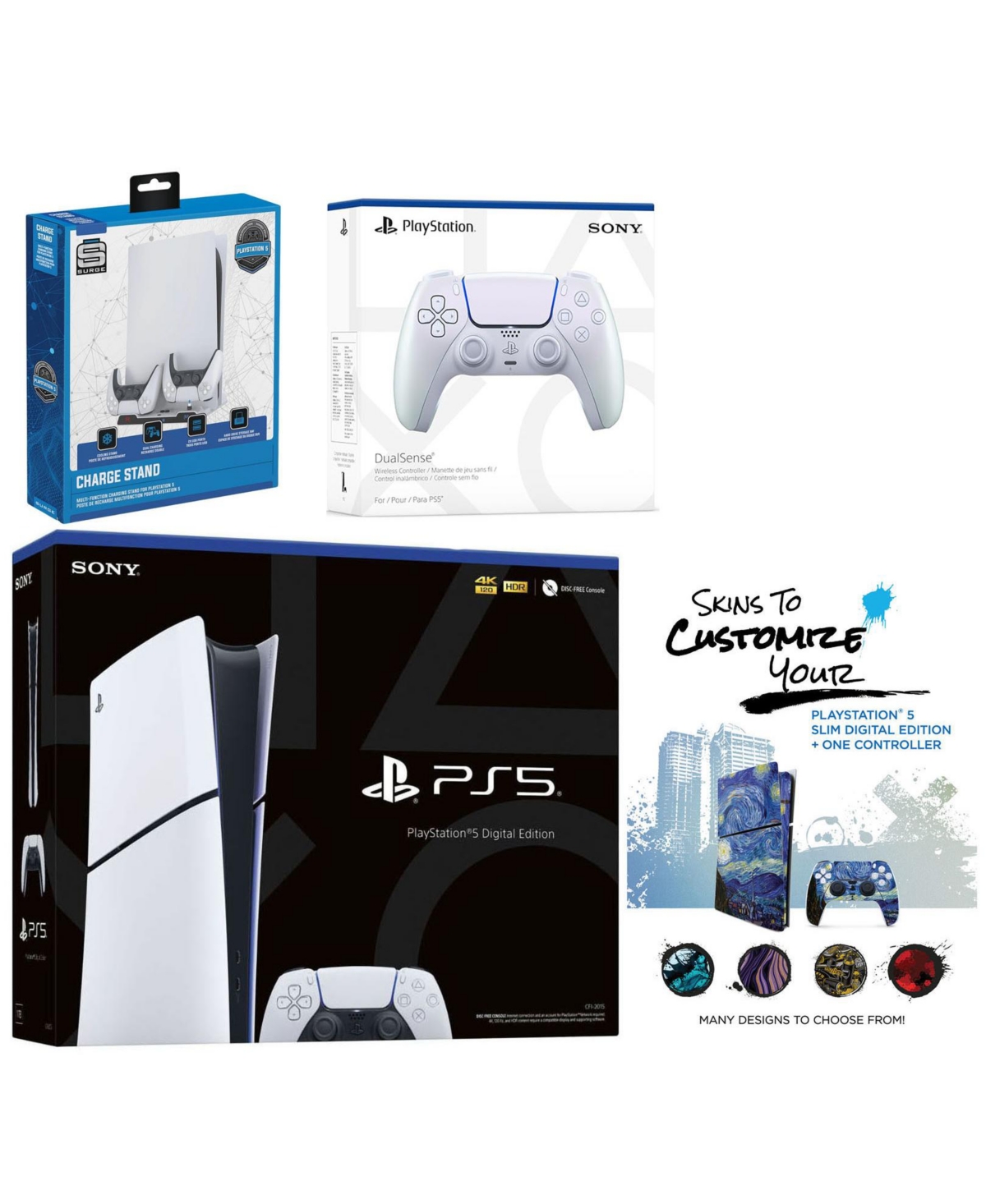 Click here for Sony Playstation 5 Slim Digital with Extra Volcani... prices