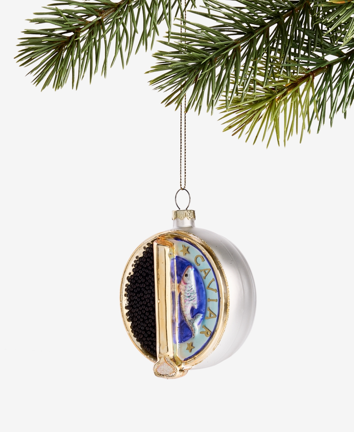 Click here for Holiday Lane Foodie Caviar Tin Ornament  Macys Exc... prices