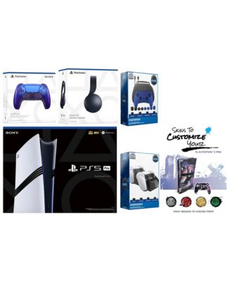 Sony Playstation 5 Pro Bundle with Black Pulse Headset, Extra ...