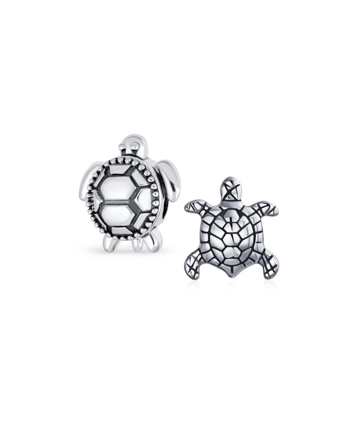 Click here for Bling Jewelry Set of 2 Oval Round Nautical Sea Tur... prices