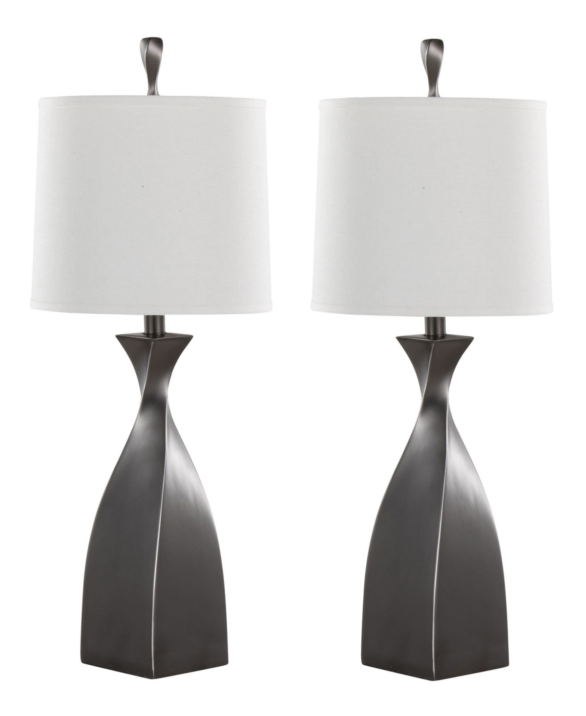 Click here for Lumisource 30 Polyresin Curvo Table Lamp - Black... prices