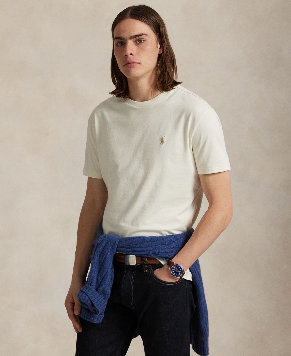 Click here for Polo Ralph Lauren Mens Classic Fit Crew Neck T-Shi... prices