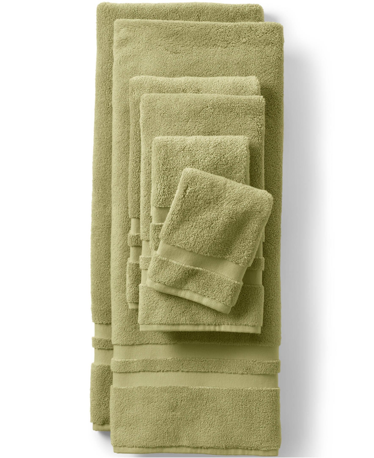 Click here for Lands End Essential Cotton 6-Piece Bath Towel Set... prices