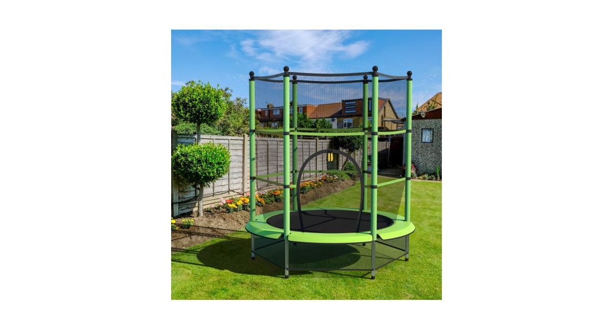 Click here for Round Jumping Trampoline with Safety Pad Safe and... prices