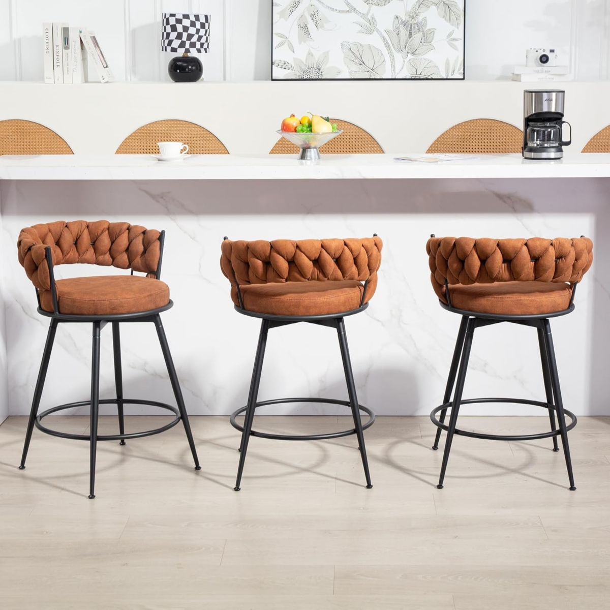 Click here for Dyhome 26 Inch Counter Height Bar Stools Set of 3... prices
