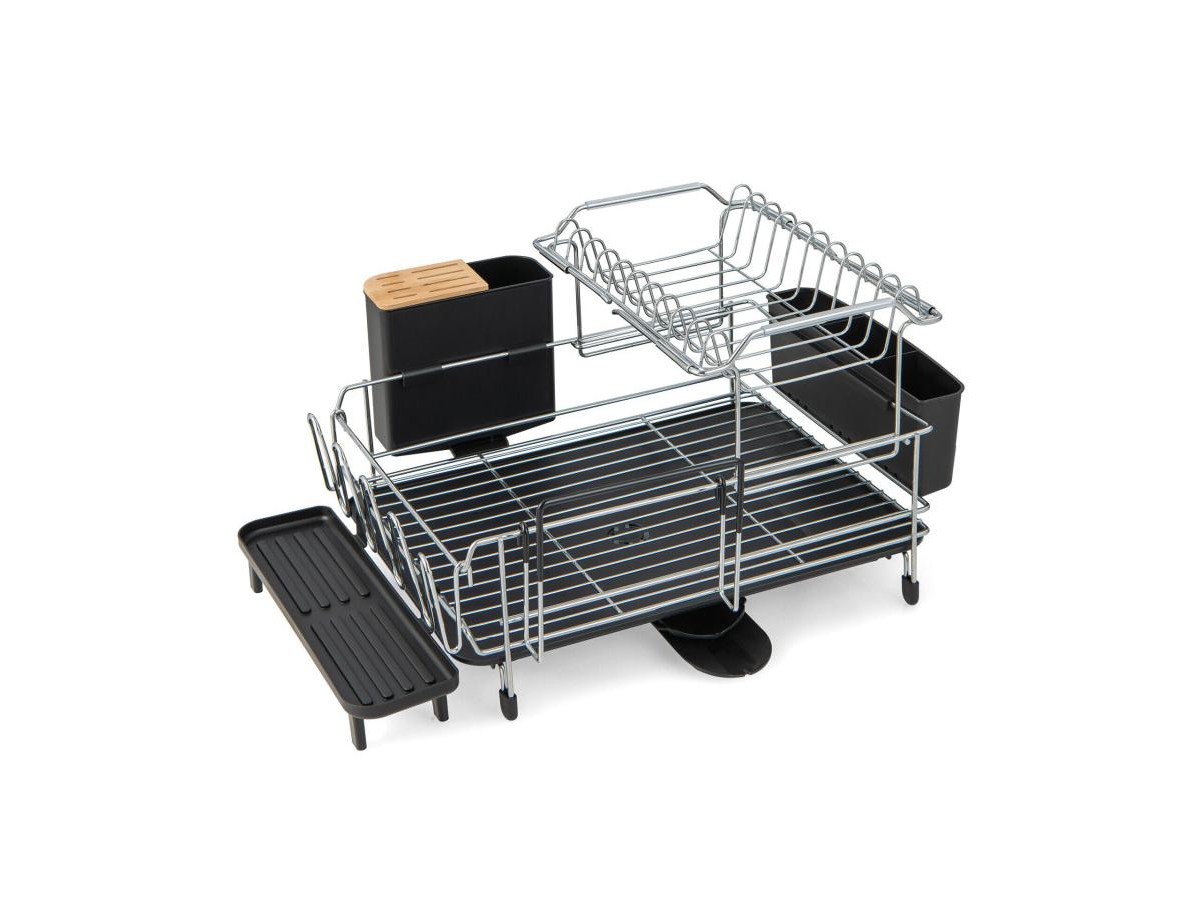 Click here for 2-Tier Detachable Dish Rack with Drainboard and 36... prices