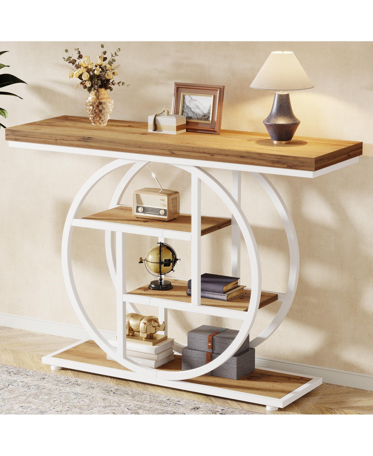 Click here for Tribesigns 41.3" Console Table  Industrial 4-... prices