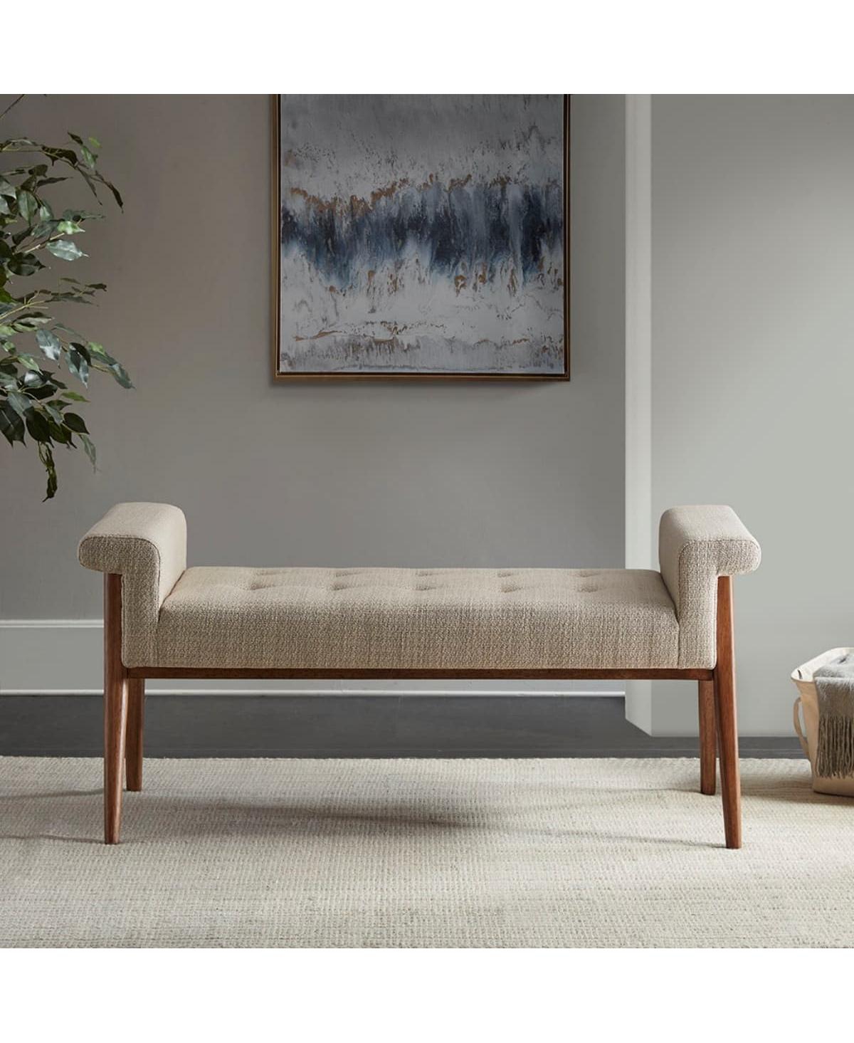 Click here for Tufted Upholstered Accent Bench with Key Arm Desig... prices