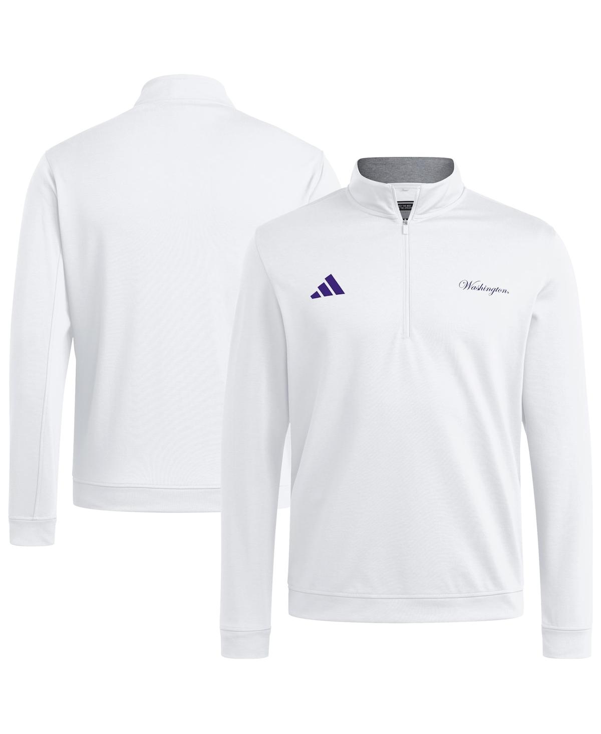 Click here for Adidas Mens White Washington Huskies Elevated Quar... prices