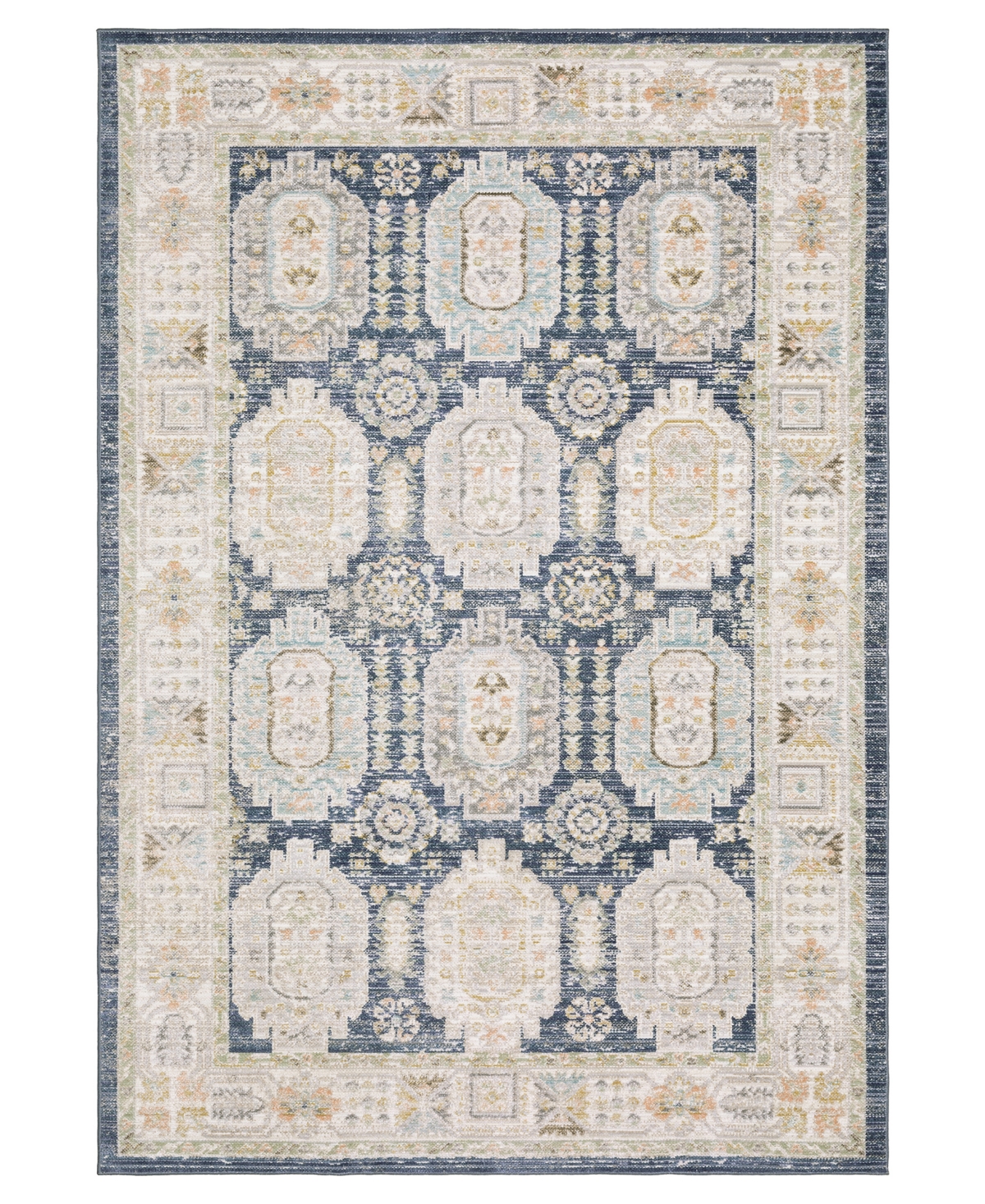 Click here for Oriental Weavers Cavett CAV07 67x96 Area Rug - Blu... prices