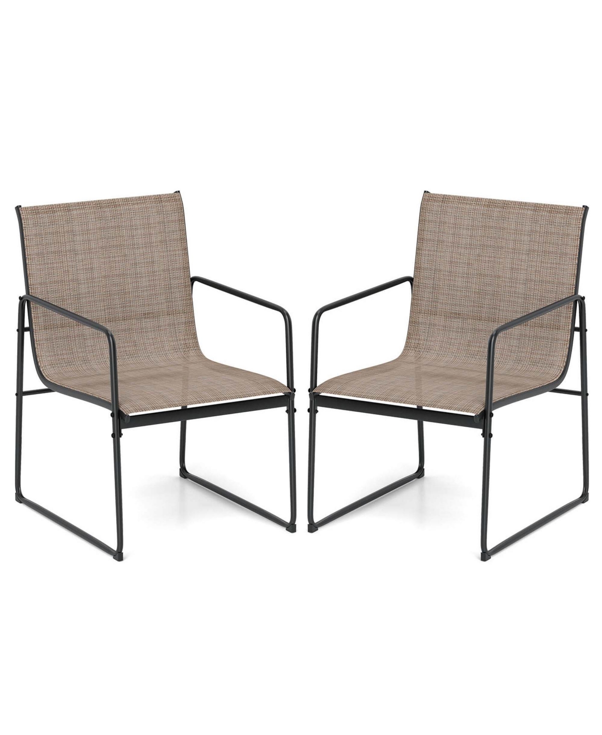Click here for 2 Pcs Outdoor Dining Chairs Patio Furniture Chair... prices