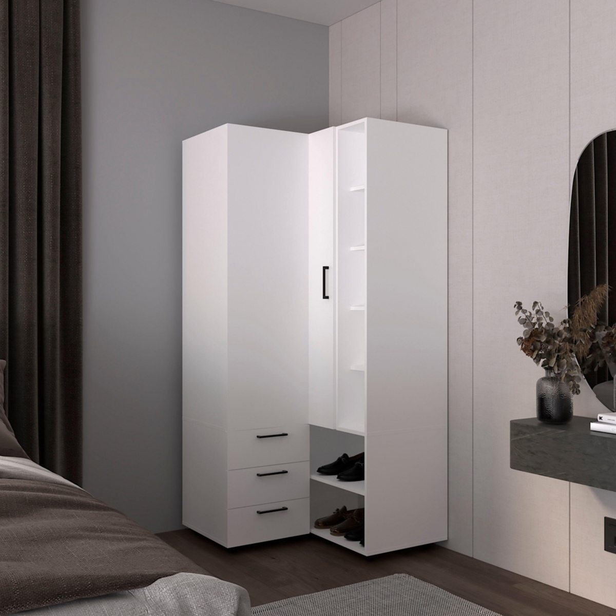 Click here for Granger Armoire  1 Door  3 Drawers  7 Shelves  10... prices