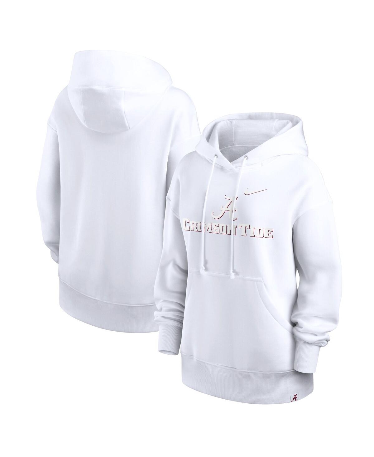Click here for Nike Womens White Alabama Crimson Tide Phoenix Pul... prices