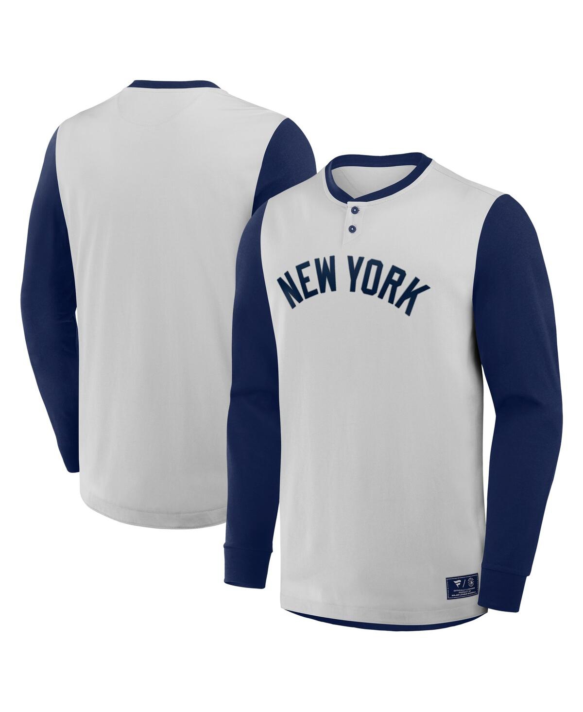 Click here for Fanatics Mens Gray/Navy New York Yankees Clubhouse... prices