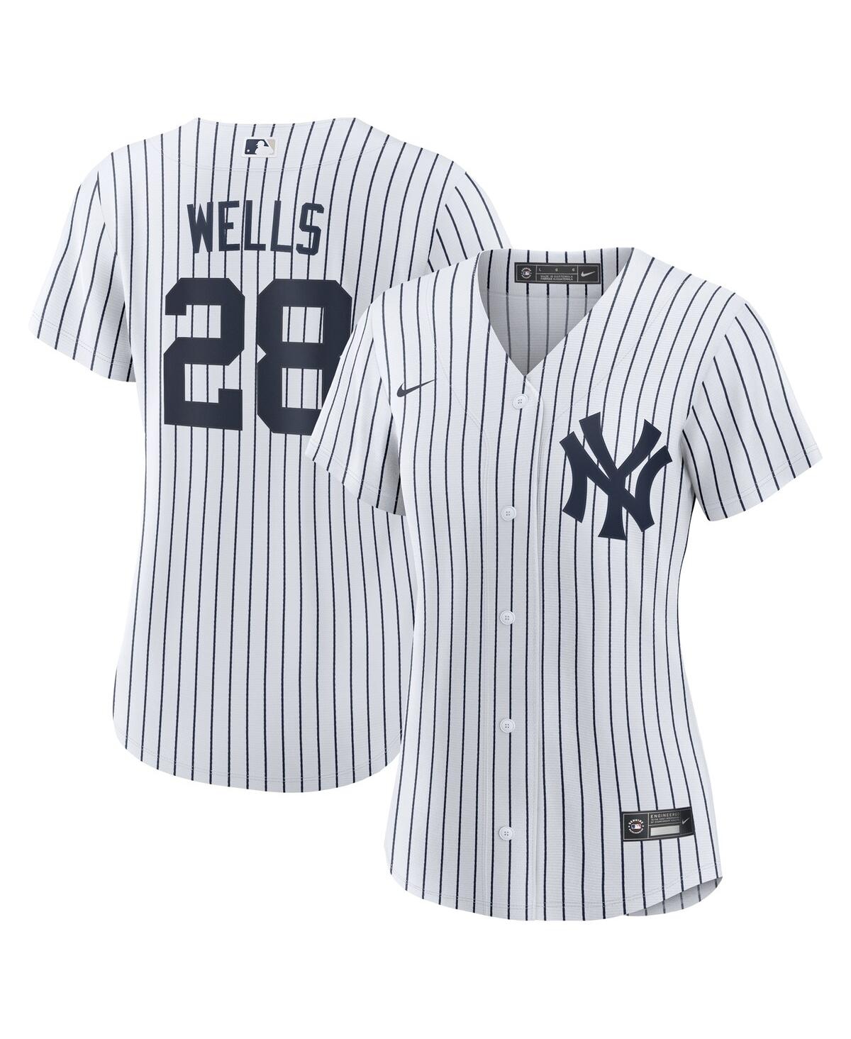 Click here for Nike Womens Austin Wells White New York Yankees Ho... prices