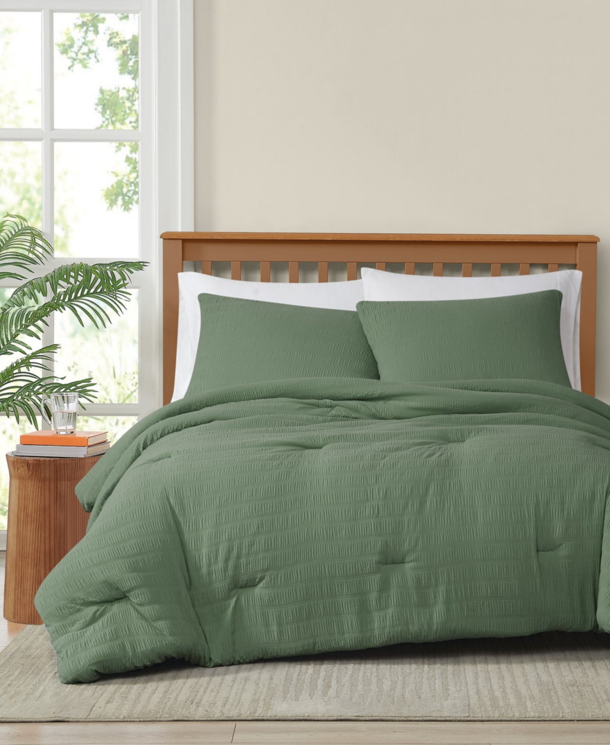Click here for Truly Soft Crinkle Garment Wash Solid 2-Pc. Comfor... prices