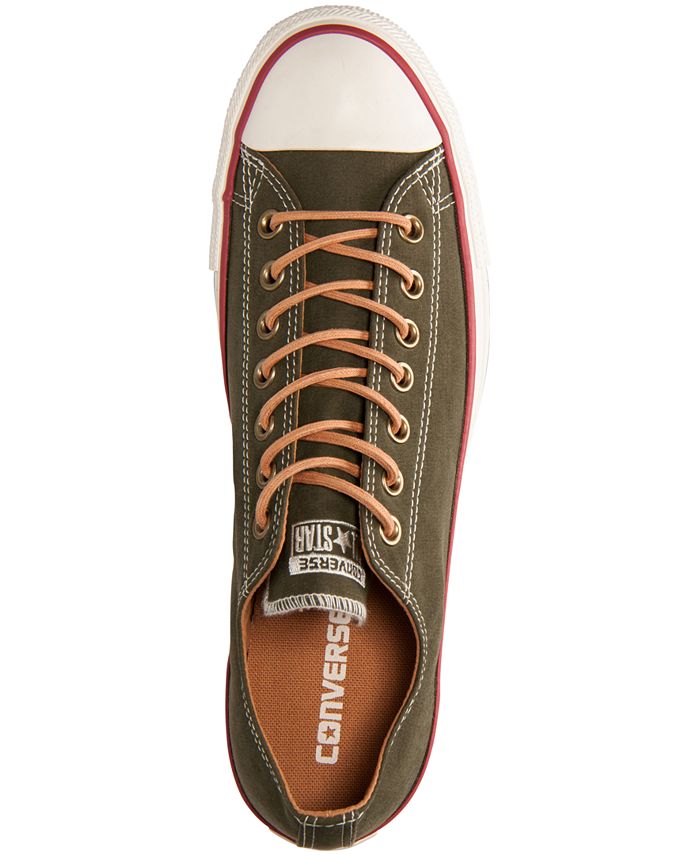 Converse Men's Chuck Taylor Ox Peached Canvas Casual Sneakers from ...
