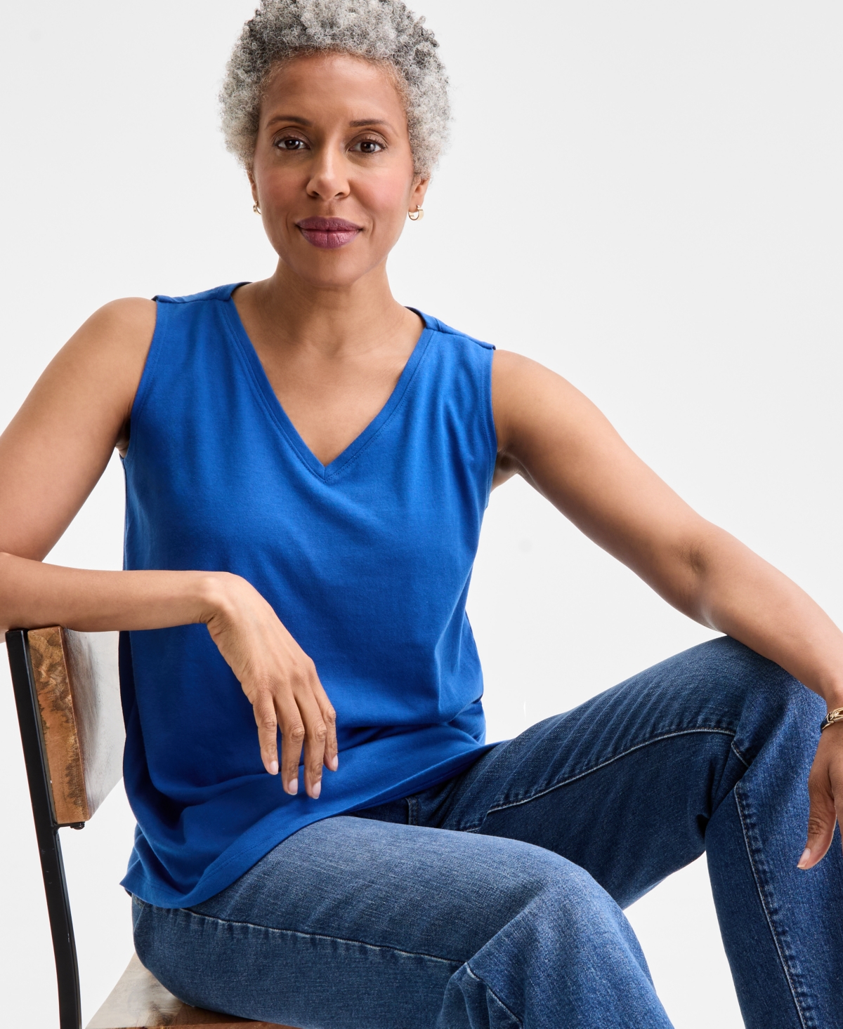 Click here for Style & Co Womens V-Neck Tank Top  Exclusively at... prices