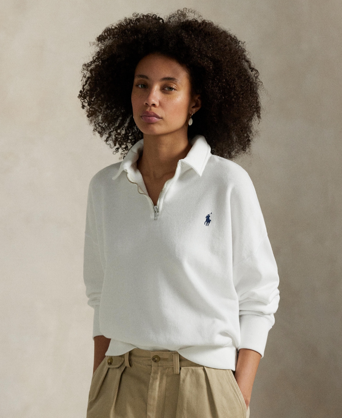 Click here for Polo Ralph Lauren Womens Lightweight Fleece Quarte... prices