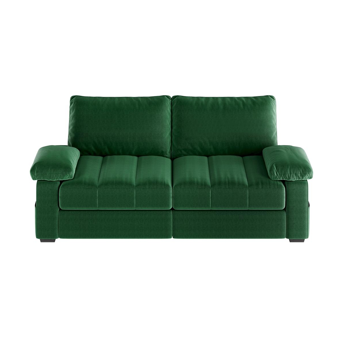 Click here for Yaheetech 2-Seater Velvet Couch with Pillow Top Ar... prices
