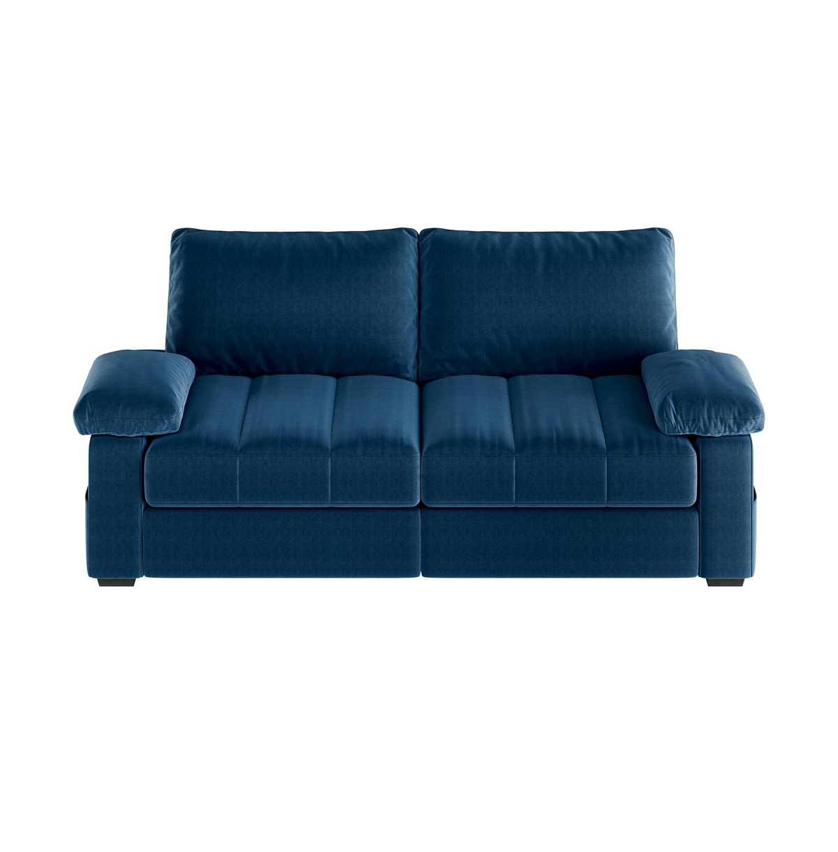 Click here for Yaheetech 2-Seater Velvet Couch with Pillow Top Ar... prices