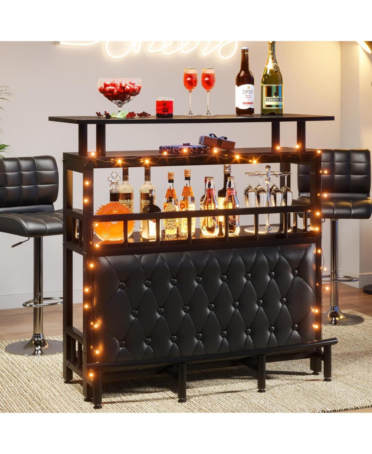 Click here for Tribesigns Home Bar Unit for Liquor  44-Inch Bar H... prices