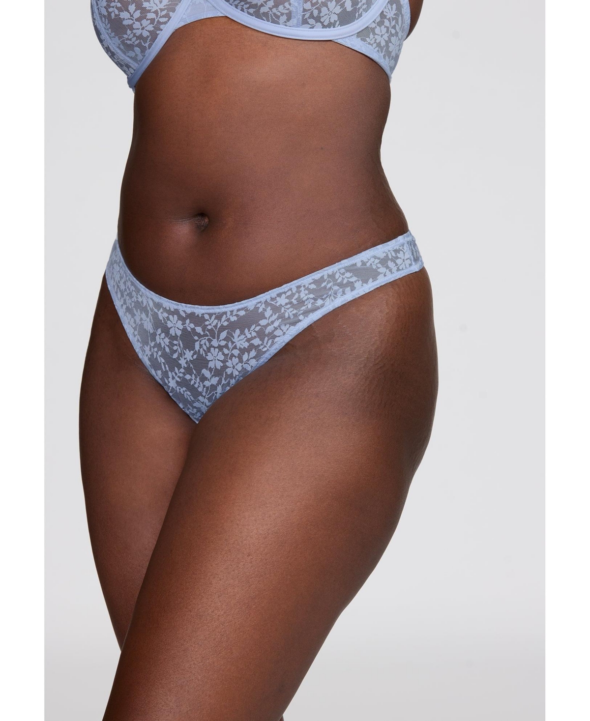 Click here for Cuup Womens The Thong - Botanical Lace - Breeze prices