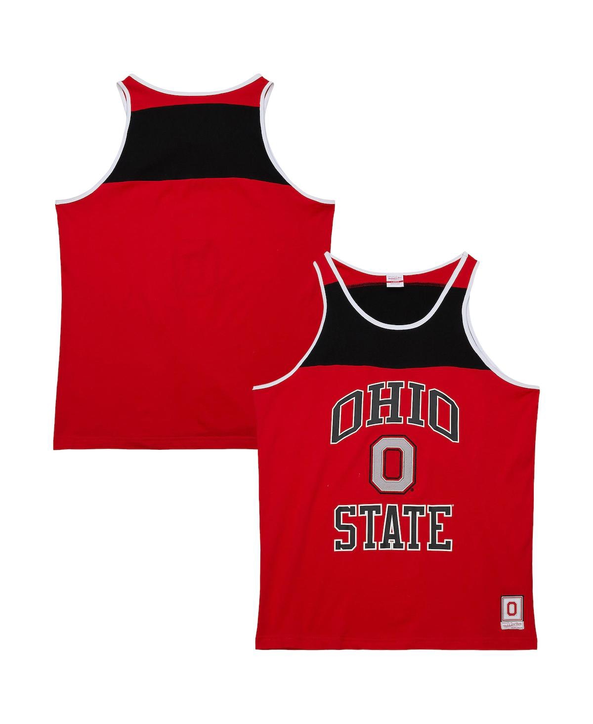 Click here for Mitchell & Ness Mens Scarlet/Black Ohio State Buck... prices