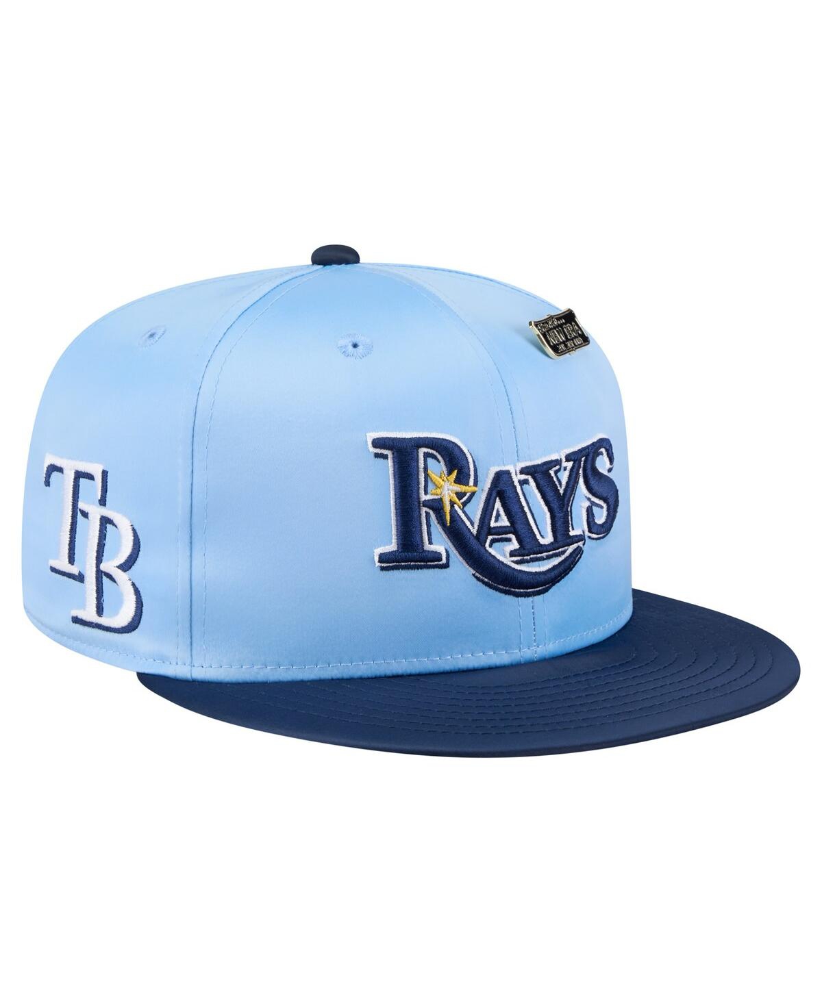 Click here for New Era Mens Light Blue/Navy Tampa Bay Rays Satin... prices