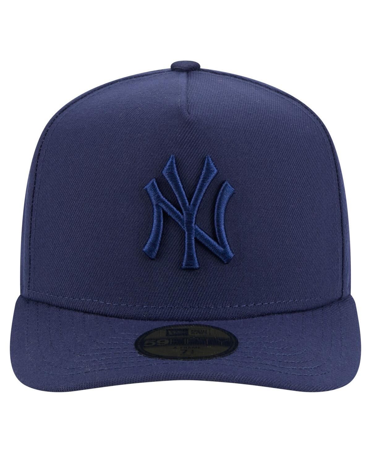 New Era Men's Navy New York Yankees Color Pack A-frame 59fifty Fitted ...