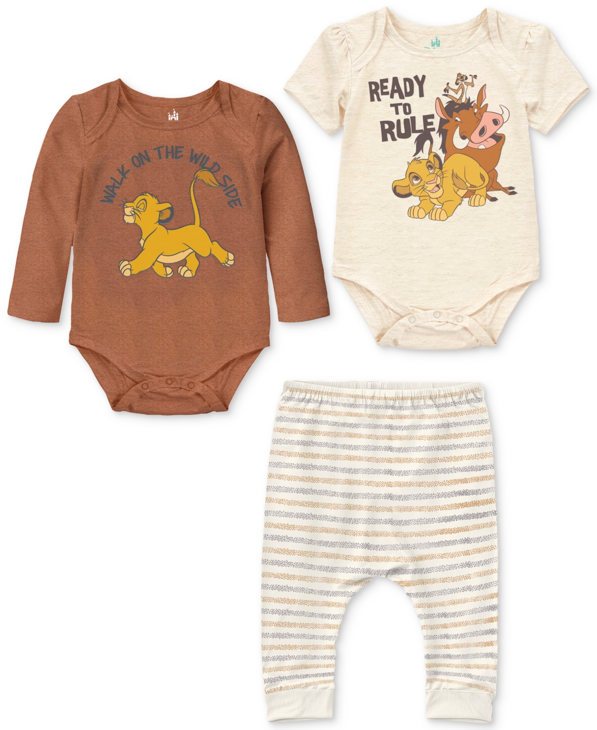 Click here for Disney Baby Boys 3-Pc. Lion King Bodysuit & Jogger... prices