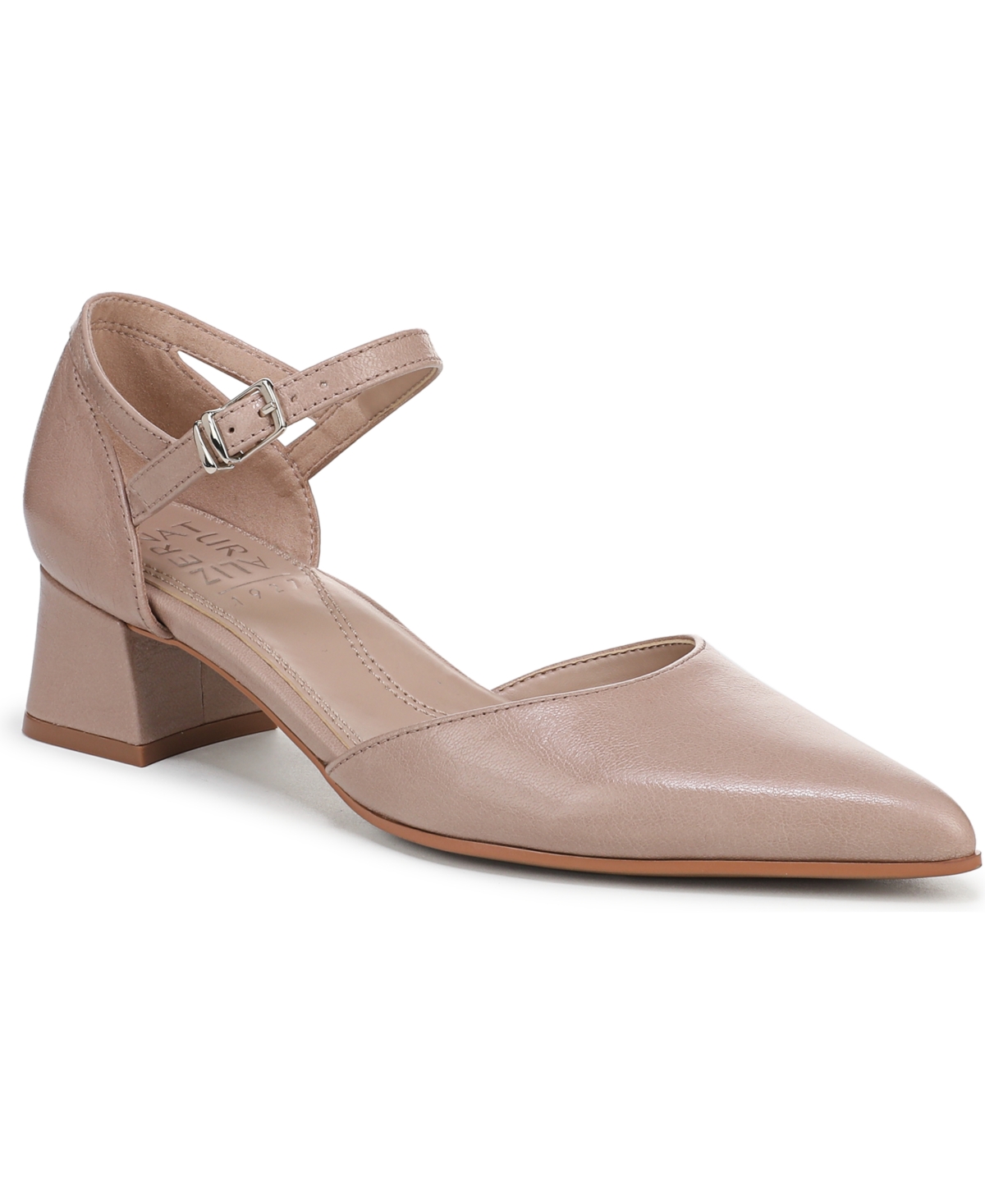 Click here for Naturalizer Womens Maddox Block Heel Ankle Strap P... prices