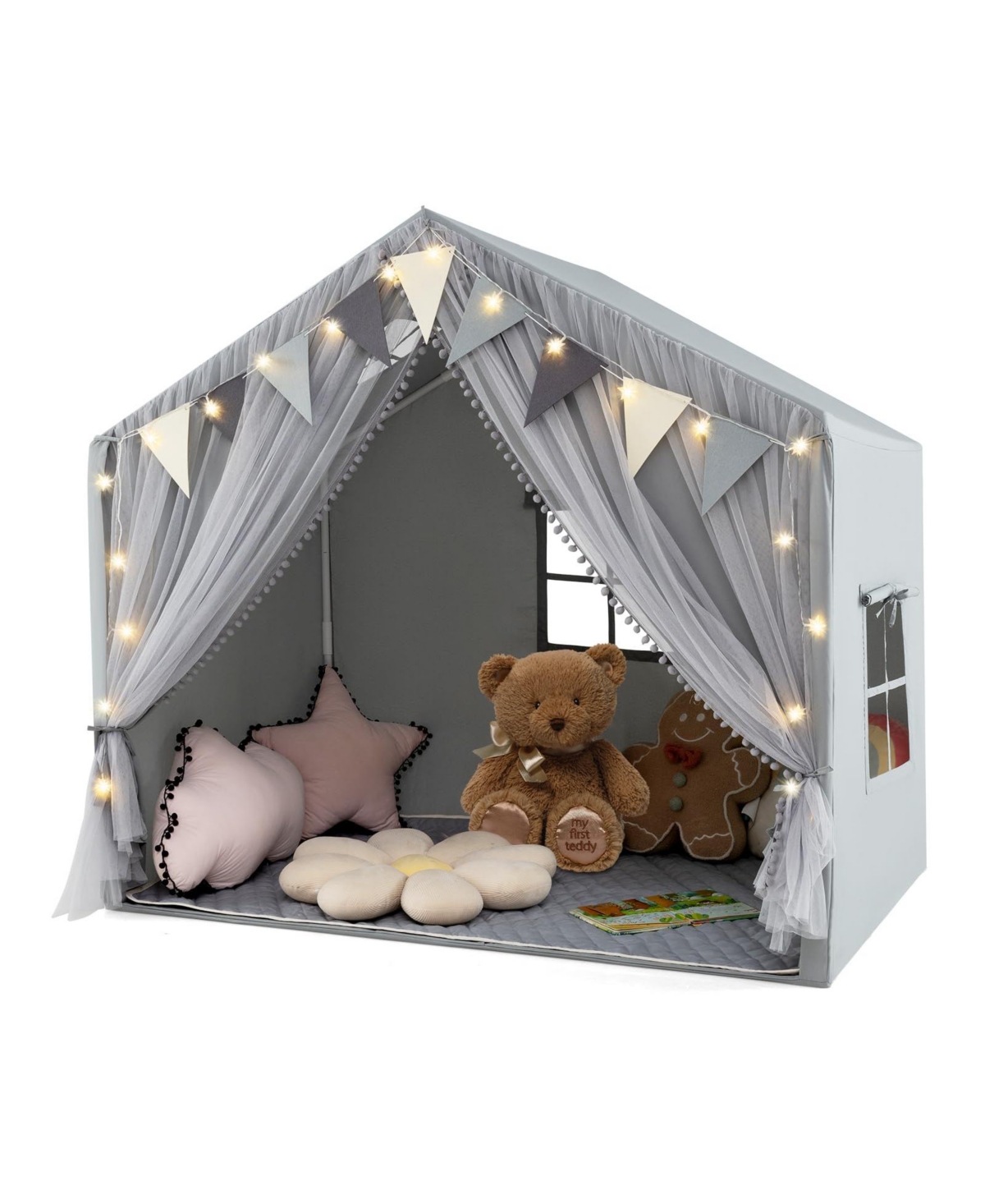 Click here for Large Toddler Playhouse Tent with Door Curtains Wi... prices