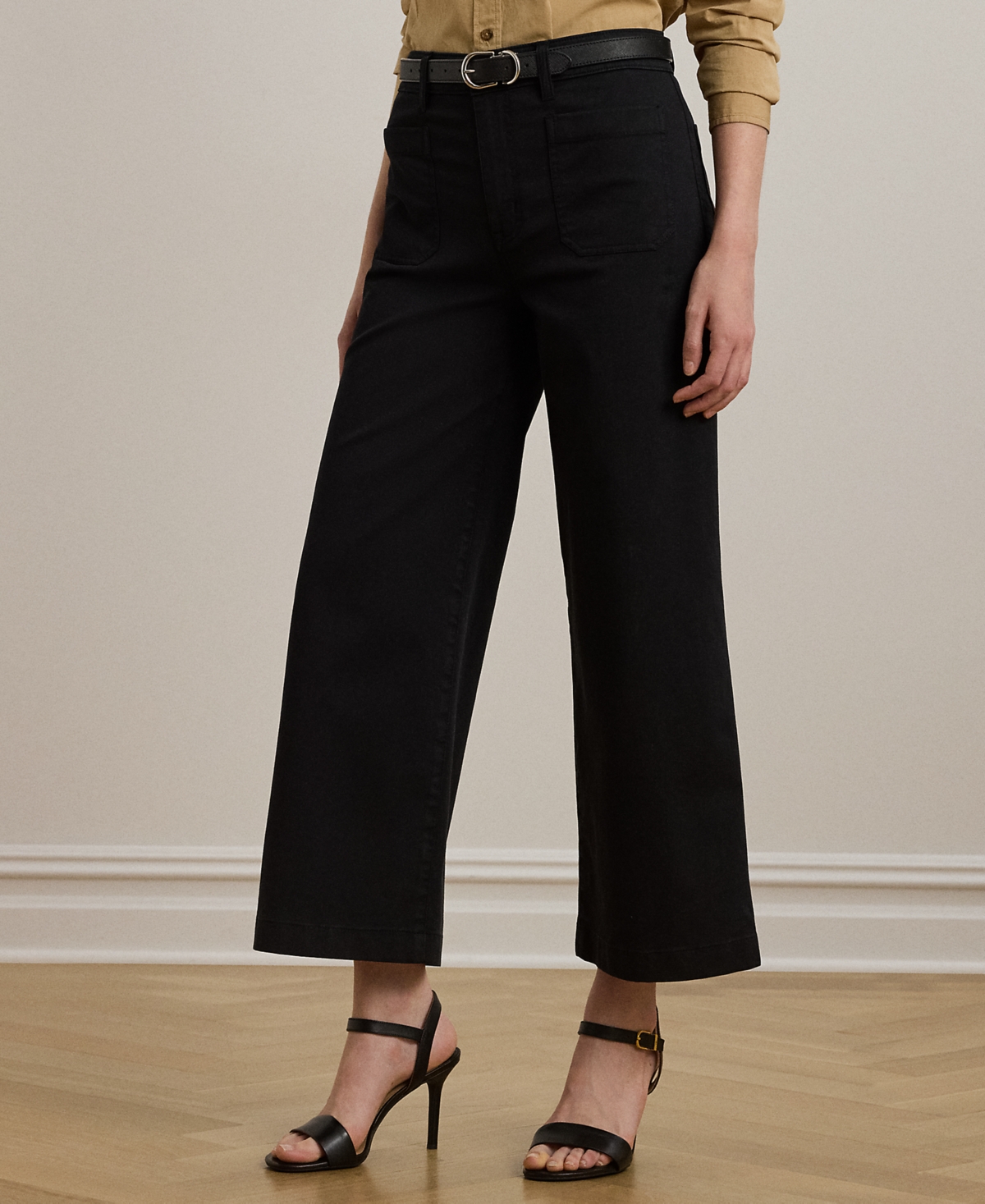 Click here for Lauren Ralph Lauren Petite Stretch Chino Wide-Leg... prices