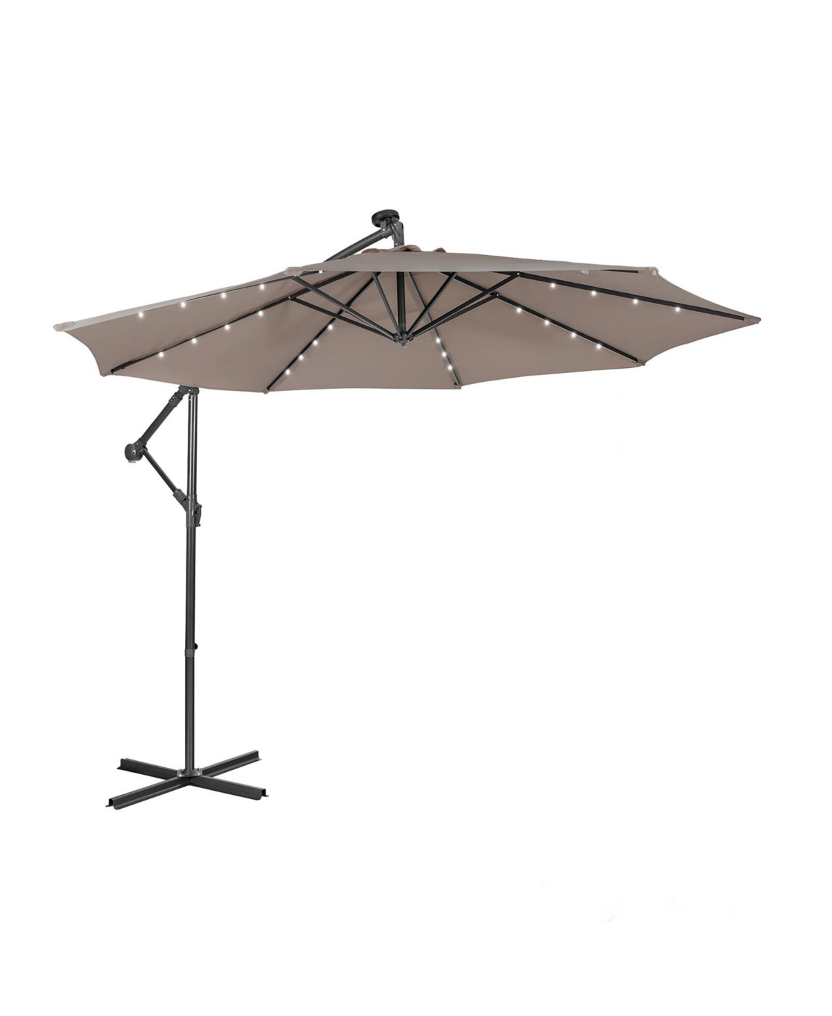 Click here for 10 Feet Patio Cantilever Umbrella with Tilting Sys... prices