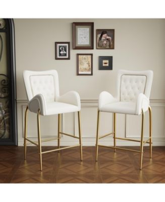 Streamdale Furniture 28.75inch Counter Height Bar Stools Set of 2, Bar ...