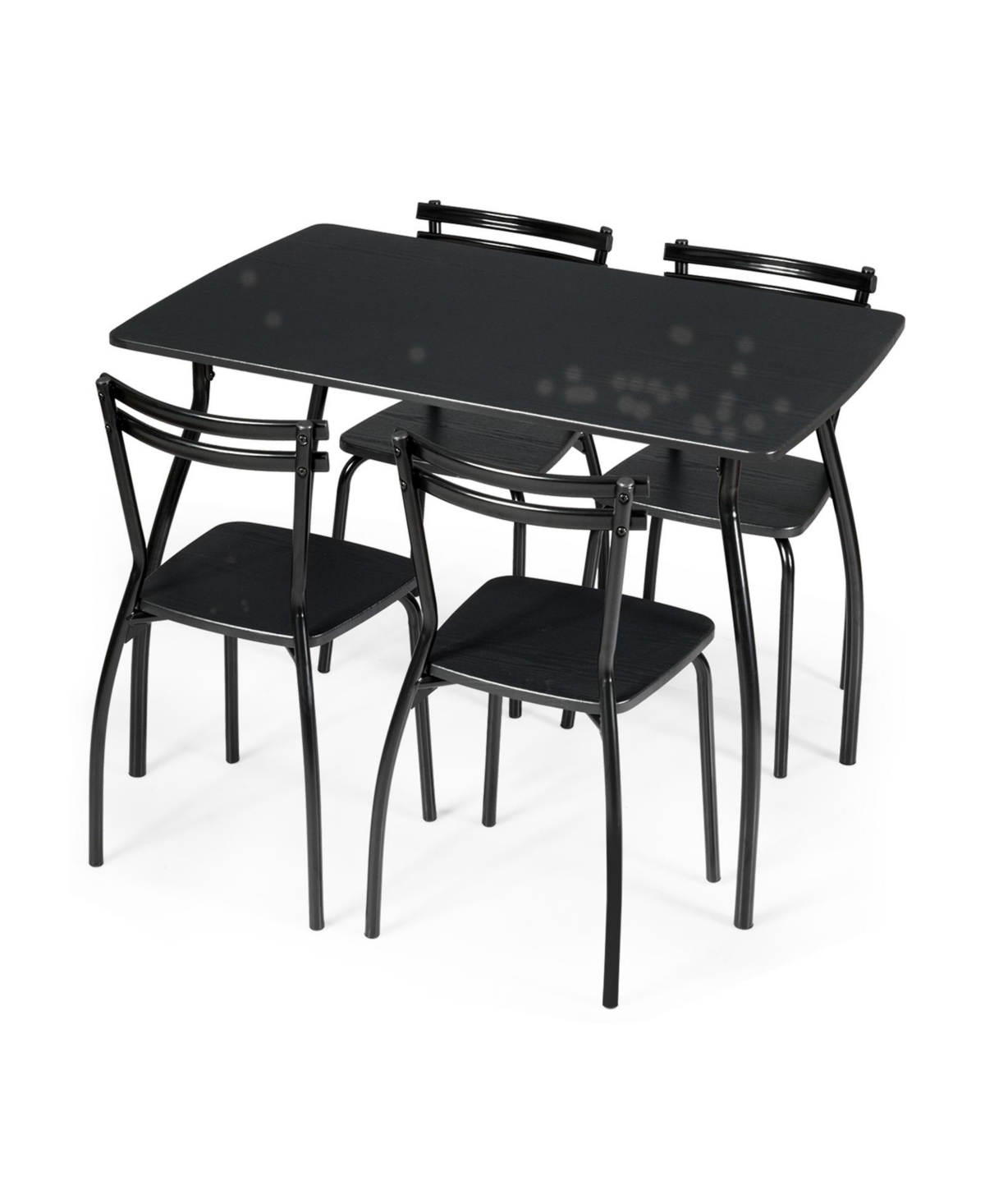 Click here for 5 Pieces Dining Table Set with 4 Chairs and Backre... prices