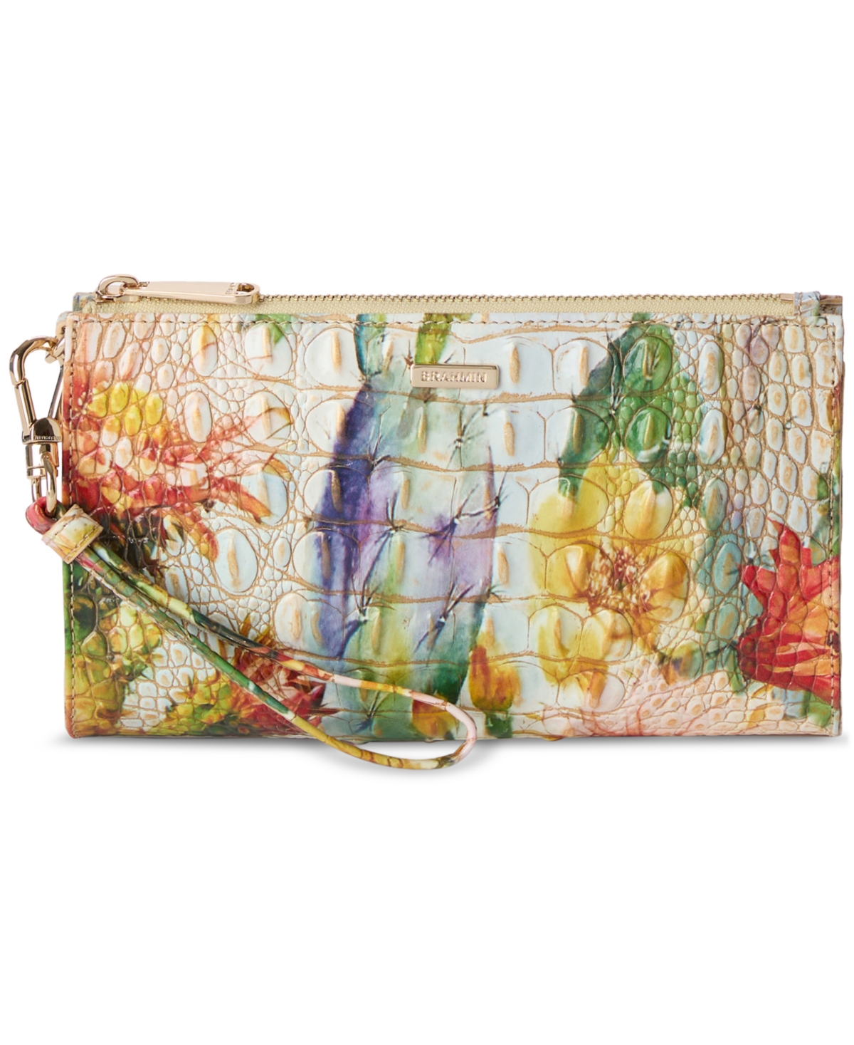 Click here for Brahmin Daisy Melbourne Embossed Leather Clutch -... prices