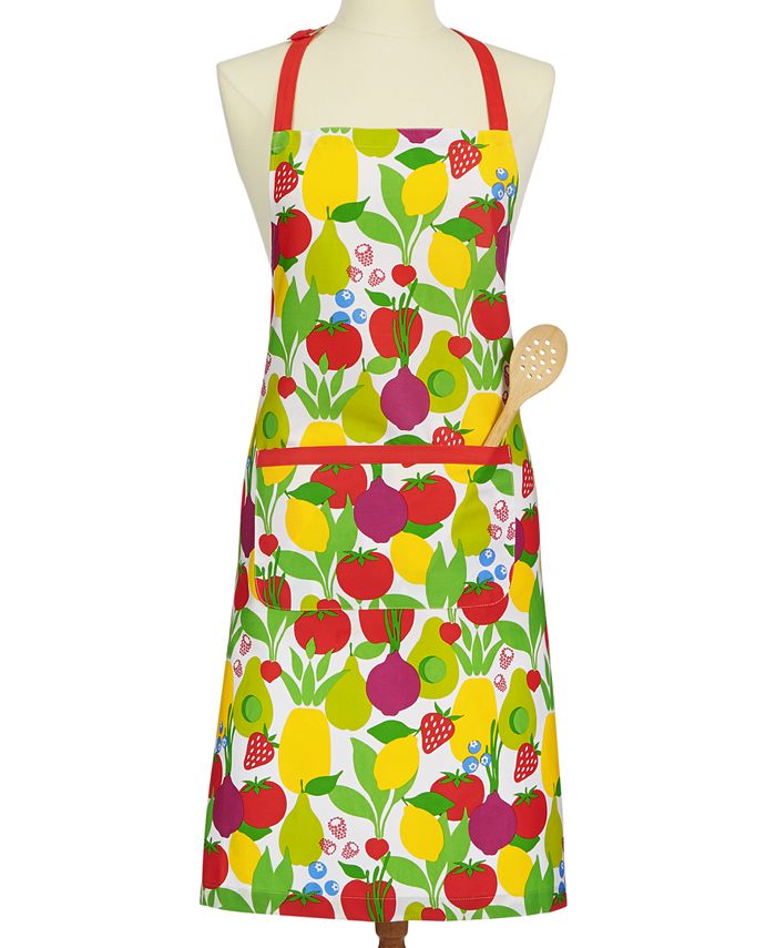 Martha Stewart Collection Fresh Flavors Apron, Created for Macy's - Macy's