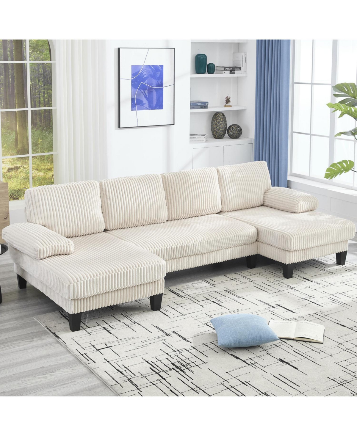 Click here for U-Shaped Couch with Double Chaise & Oversized Seat... prices