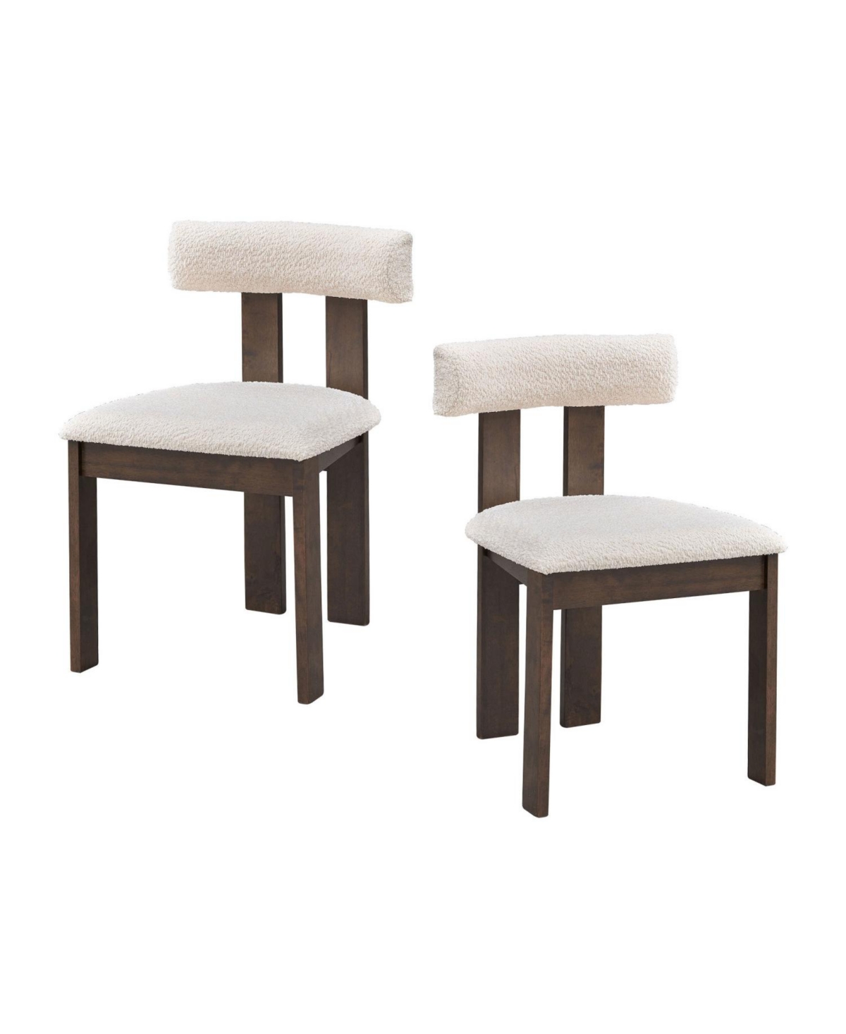 Click here for Streamdale Modern Boucle Upholstered Dining Chairs... prices