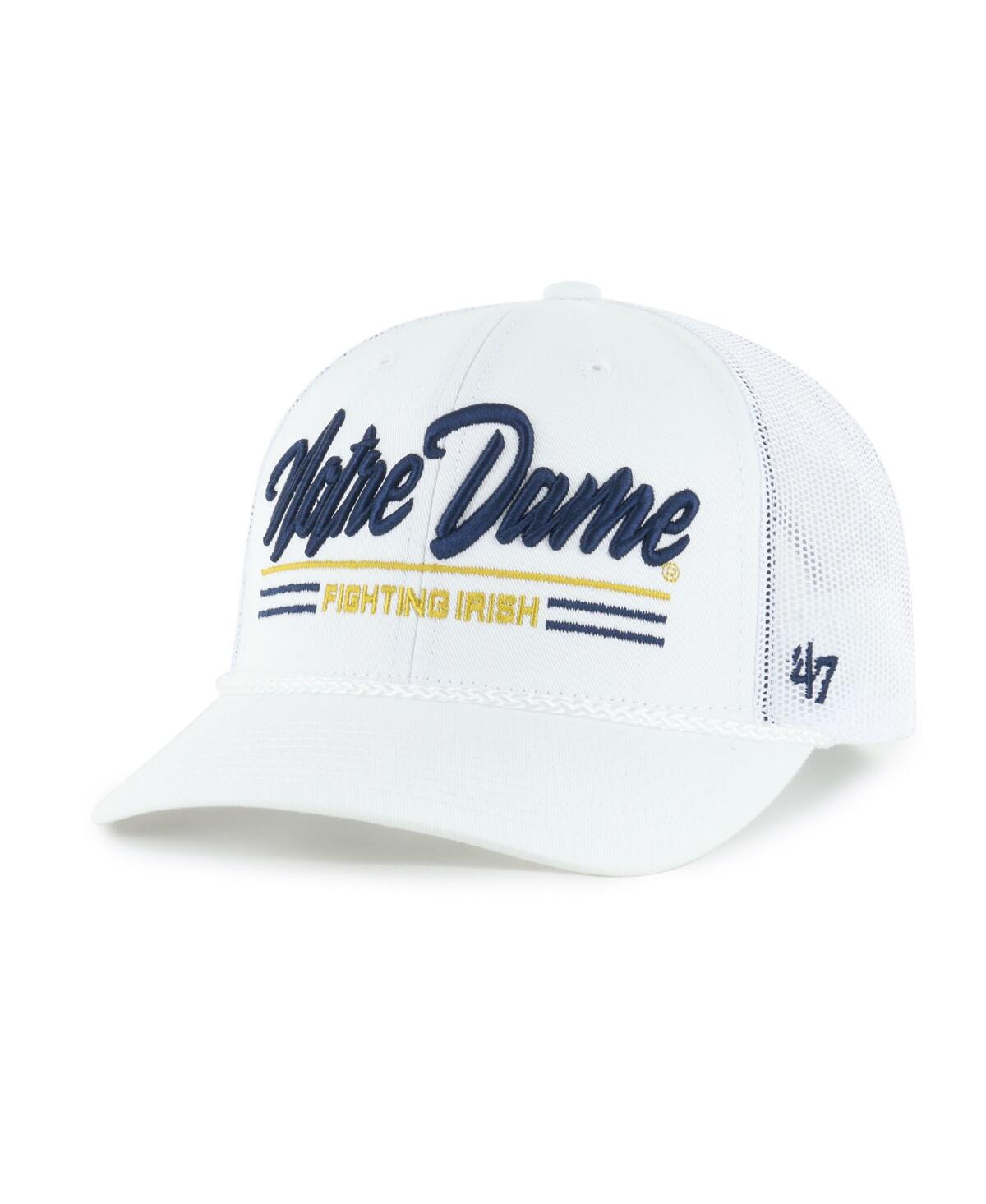 Click here for 47 Brand Mens White Notre Dame Fighting Irish Garn... prices