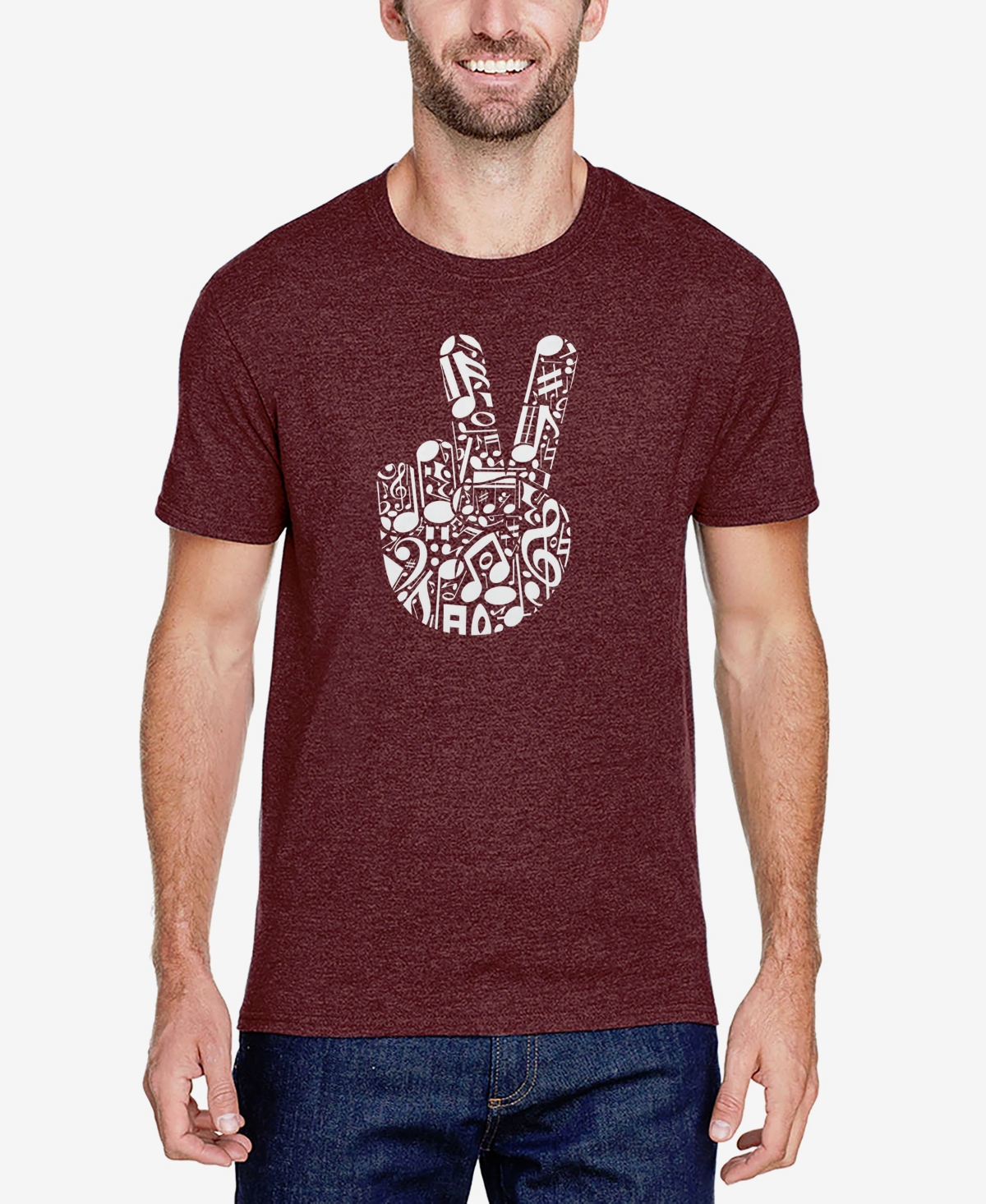 Click here for La Pop Art Mens Peace Finger Notes Premium Blend W... prices