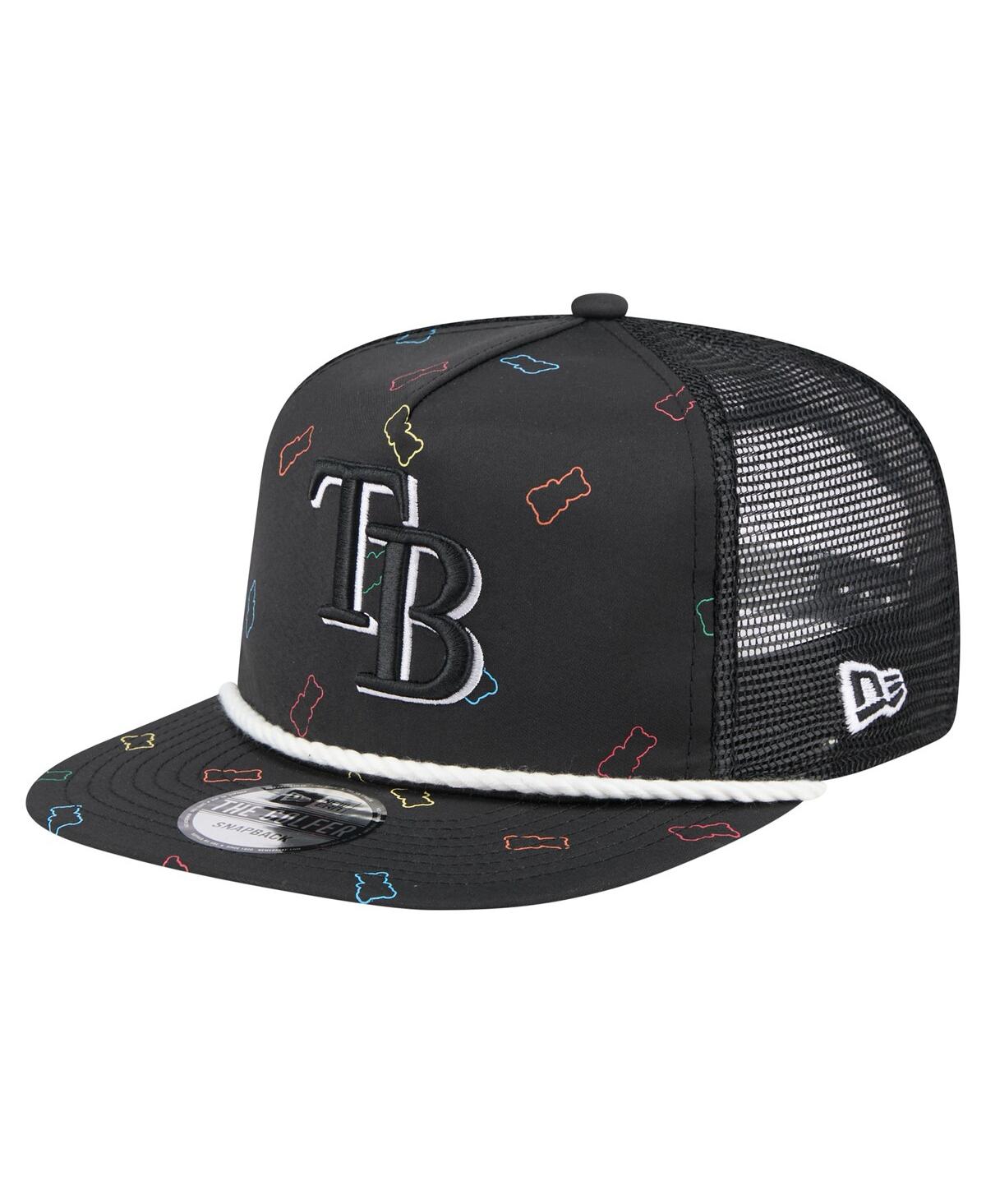 Click here for New Era Mens Black Tampa Bay Rays Gummy Golfer Tru... prices