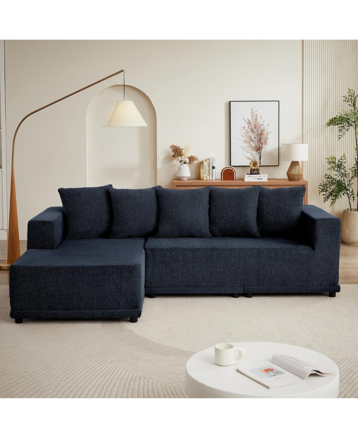 Click here for Streamdale Modern L-Shaped Chenille Sectional Sofa... prices