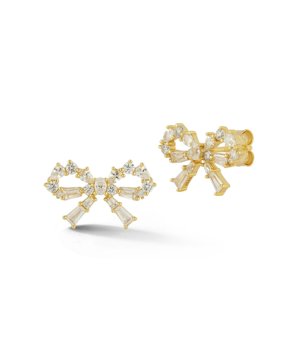 Click here for Rachel Zoe Sterling Silver Bow Studs - Gold prices