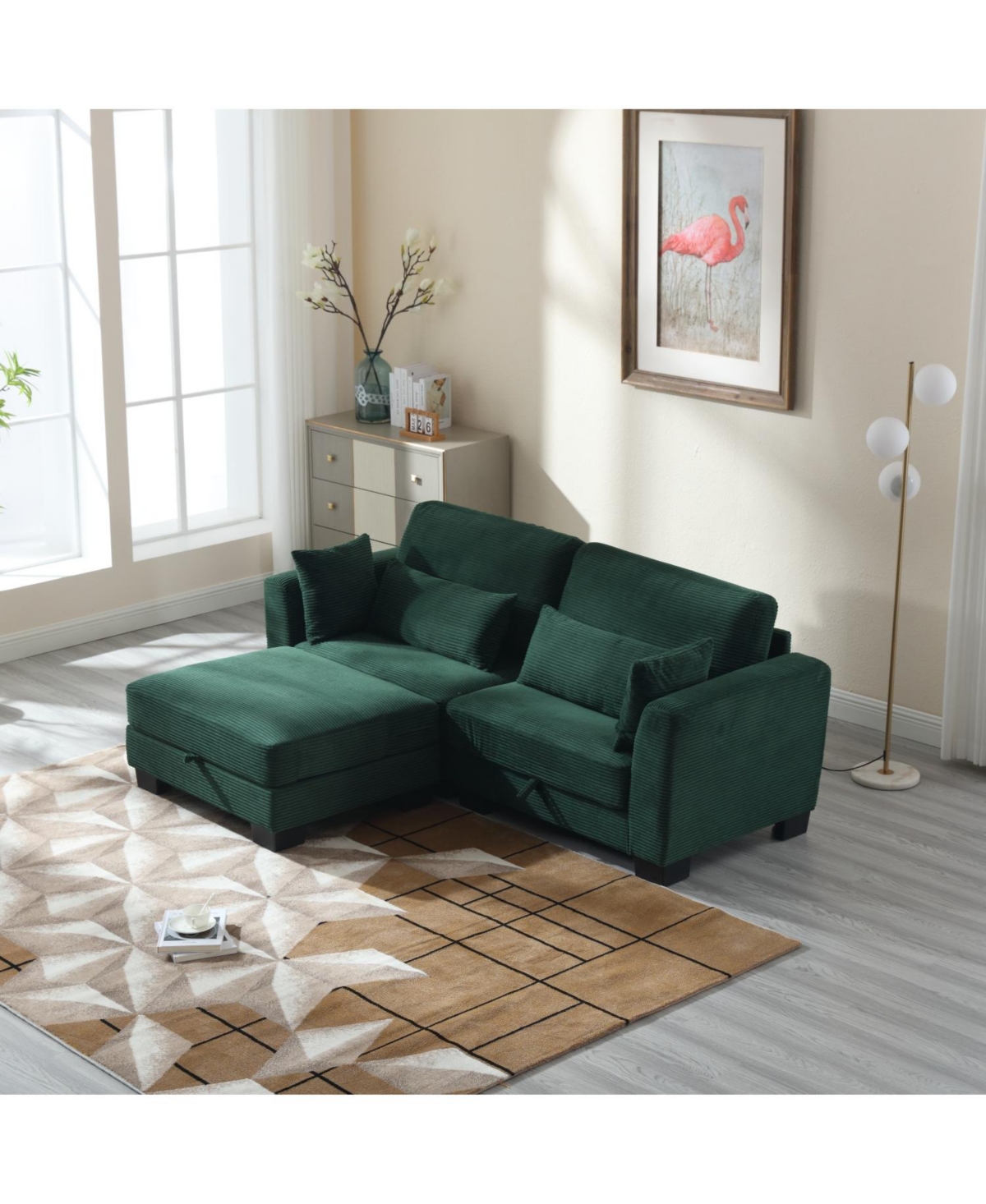 Click here for Streamdale Spacious Modular Sectional Sofa with St... prices